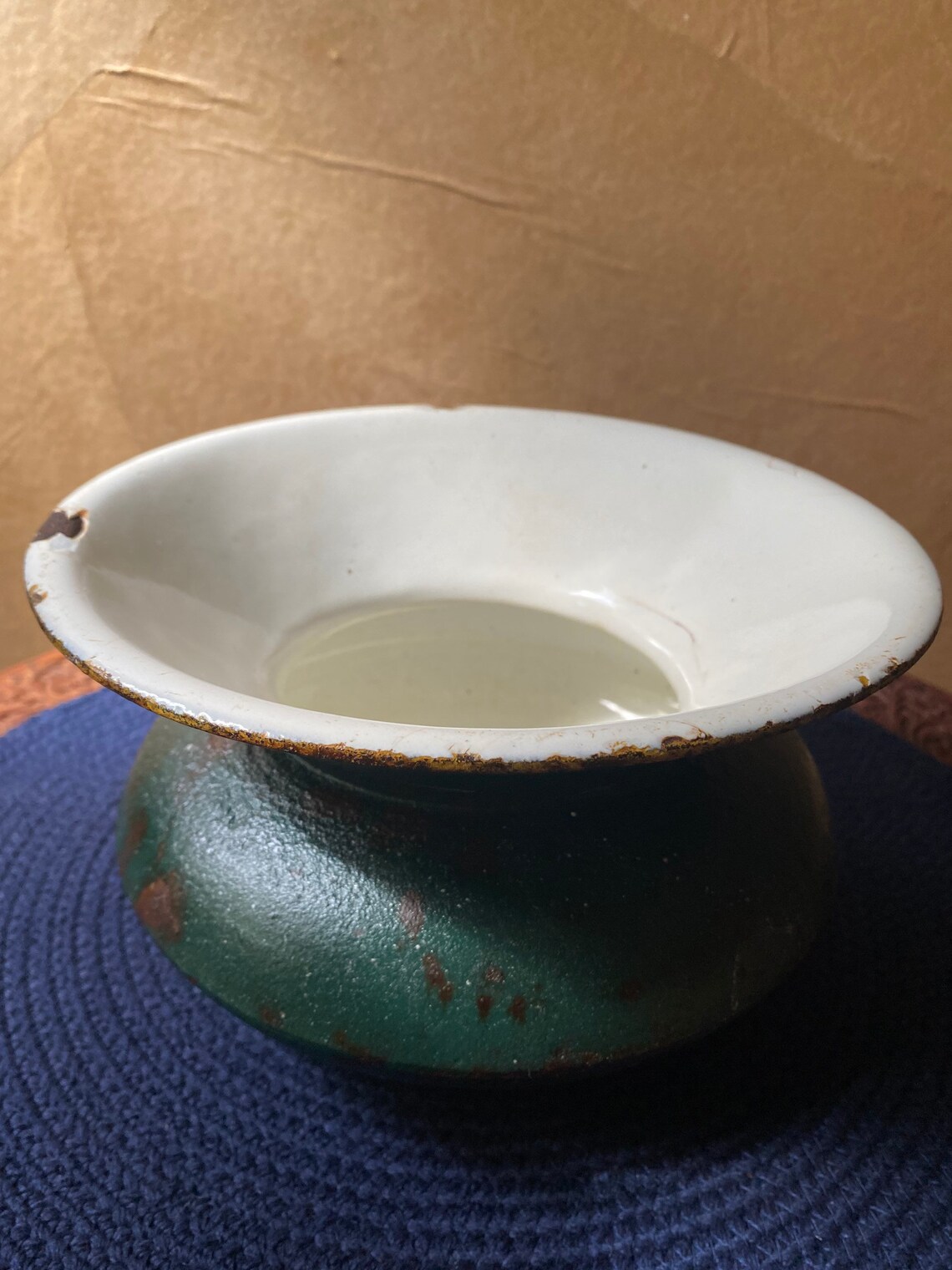 Vintage Cast Iron Spittoon - Etsy