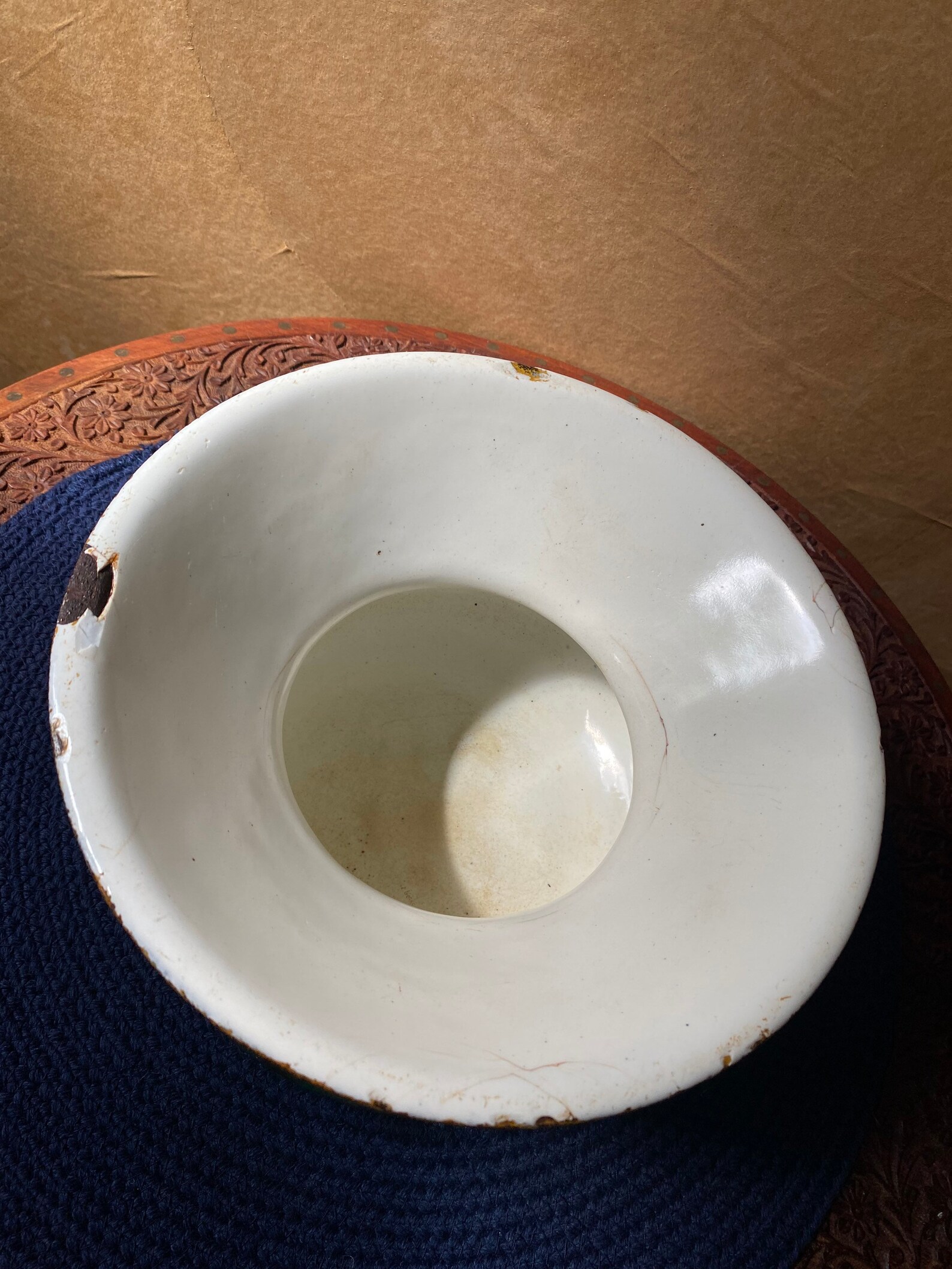 Vintage Cast Iron Spittoon - Etsy