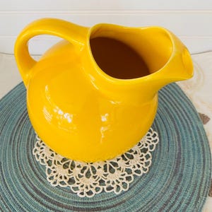 Fiesta Ball Pottery Pitcher - Etsy