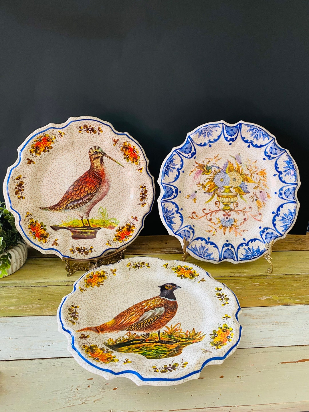 Set of 3 Lami Italy Modello Depose Melamine Decorative Plates - Etsy