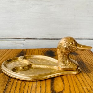 Solid Brass Duck Desk Organizer/ Mens Valet - Etsy