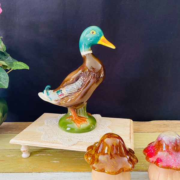 Ceramic Duck Statue - Etsy
