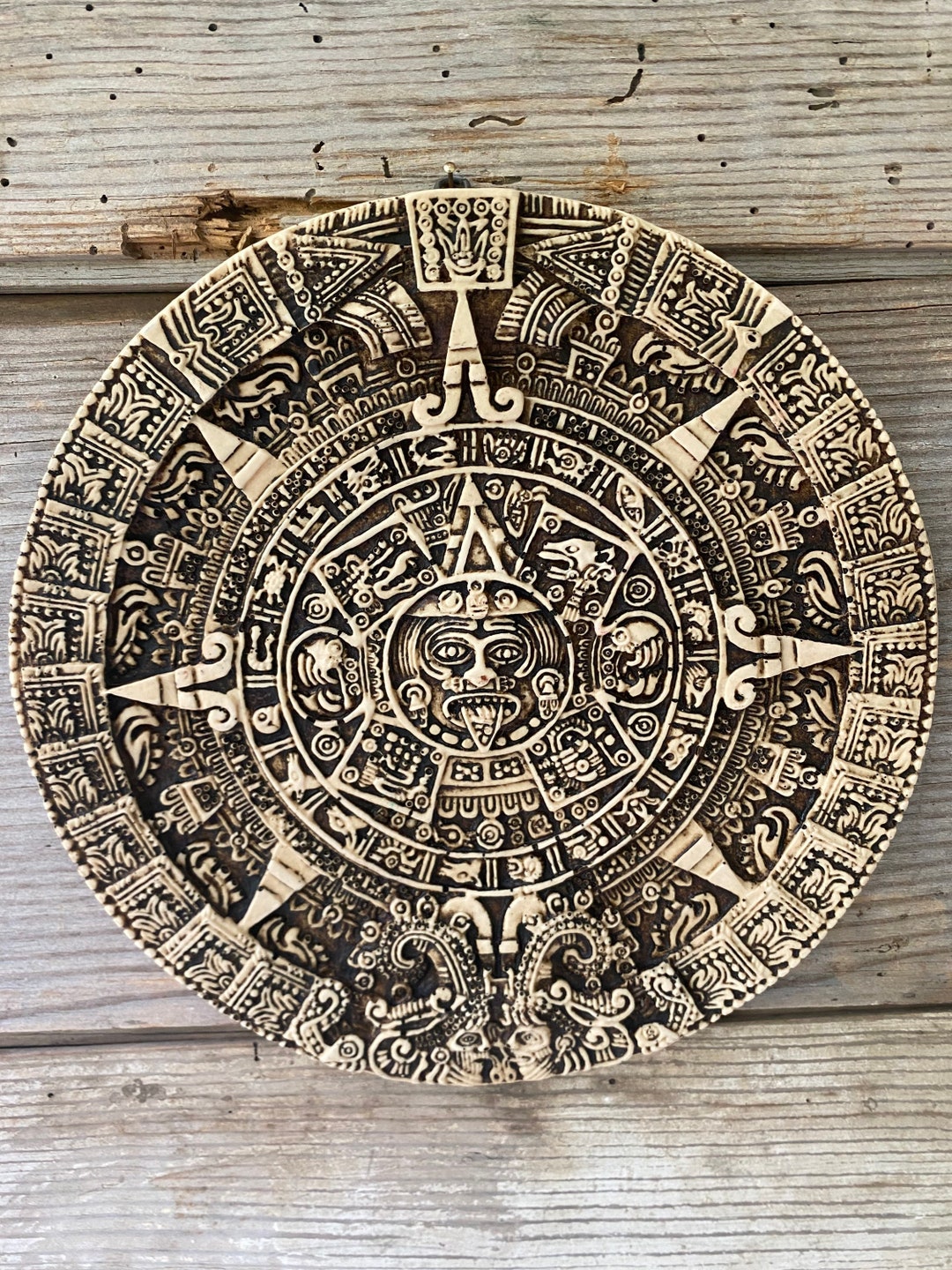 Vintage Aztec Tribal Wall Hanging/ Mayan Mexican Art - Etsy