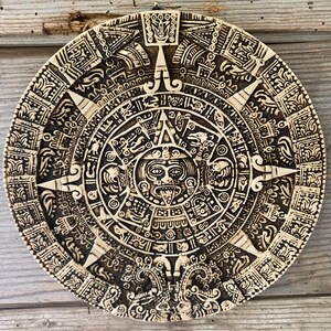 Vintage Aztec Tribal Wall Hanging/ Mayan Mexican Art - Etsy