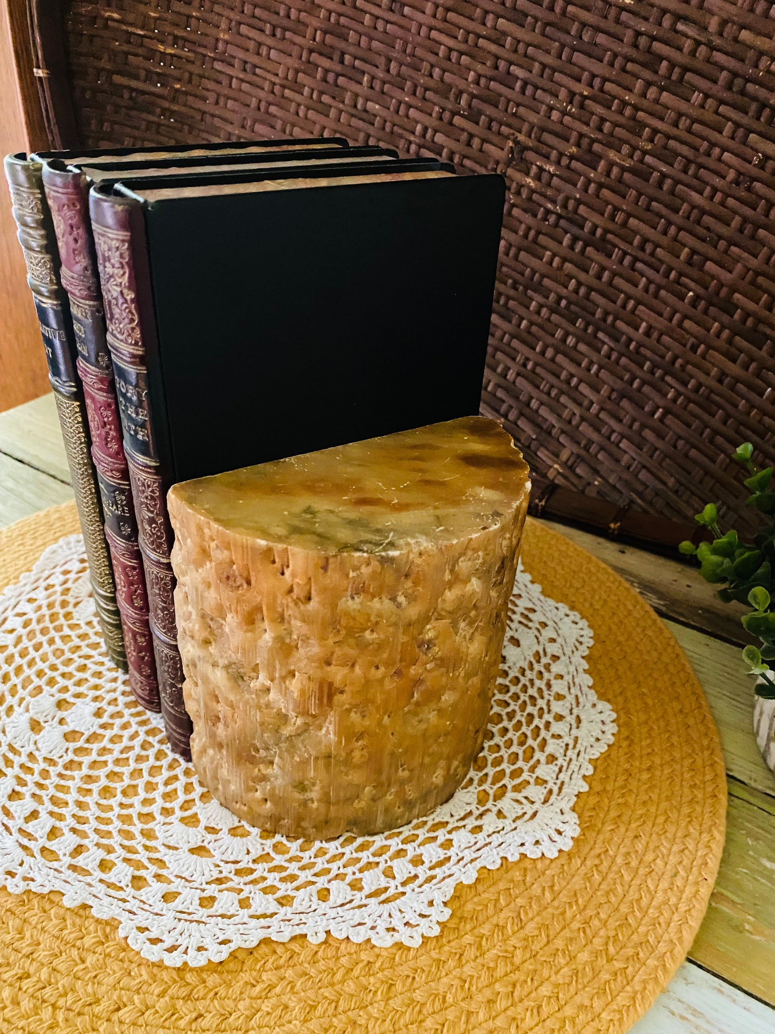Vintage Alabaster/ Soap Stone Bookends - Etsy