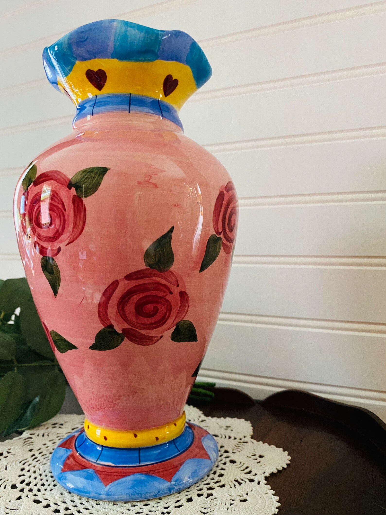 Vintage Bella Casa by Ganz Vase - Etsy