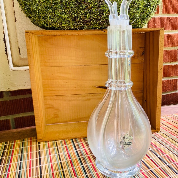 Hand Blown Decanter - Etsy