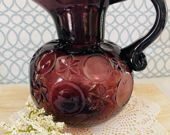 Vintage Clevenger Brothers Clayton Amethyst Pitcher - Etsy