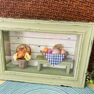 Vintage Framed 3D Shadow Box/ Wall Decor - Etsy