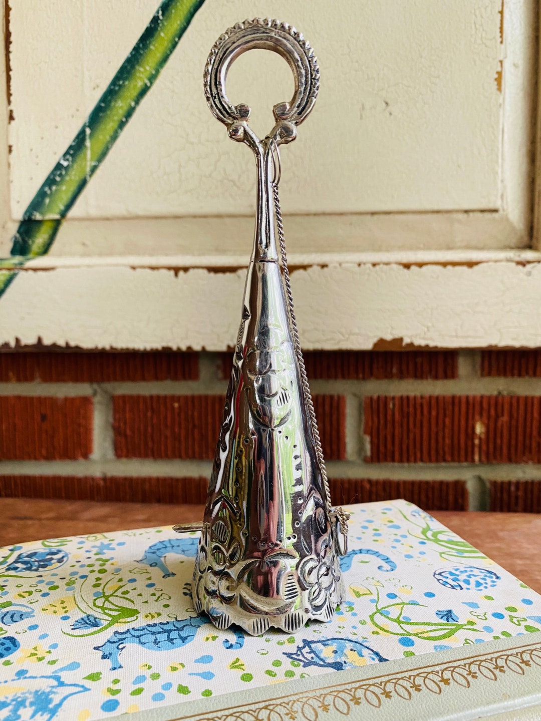 Antique Silver Plated Posy Bouquet Holder - Etsy