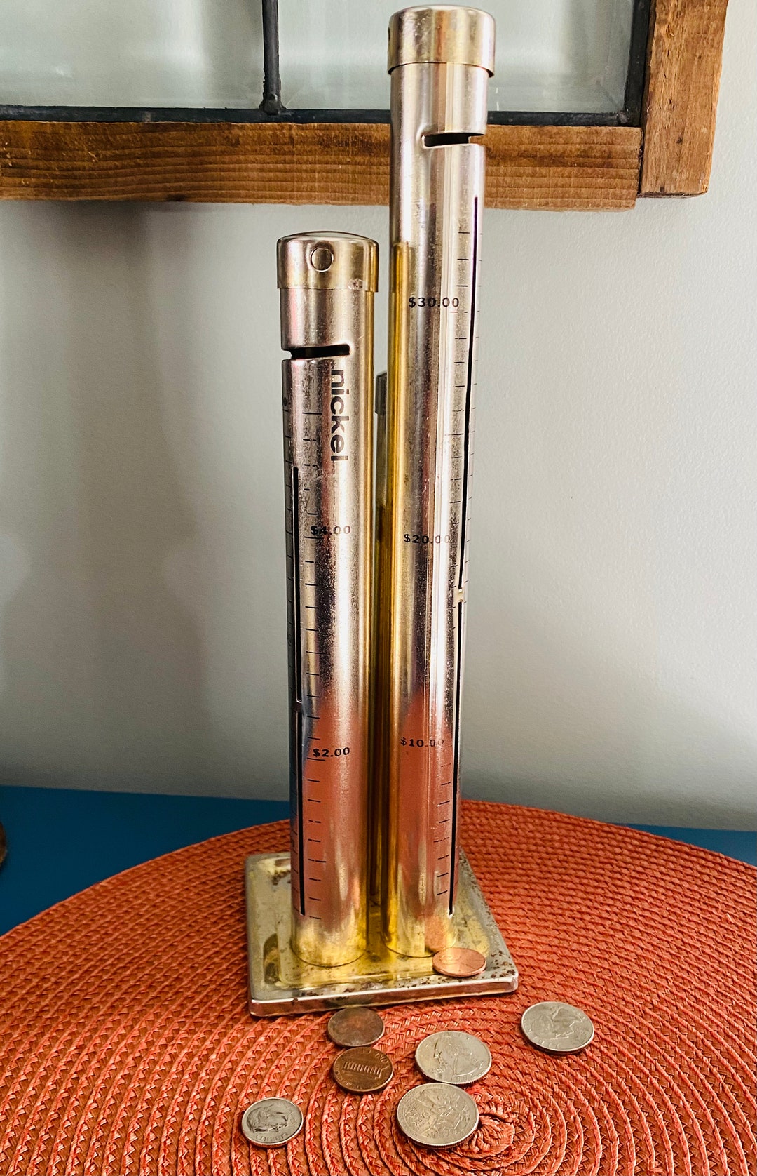 Metal Tower Coin Holder/ Piggy Bank - Etsy