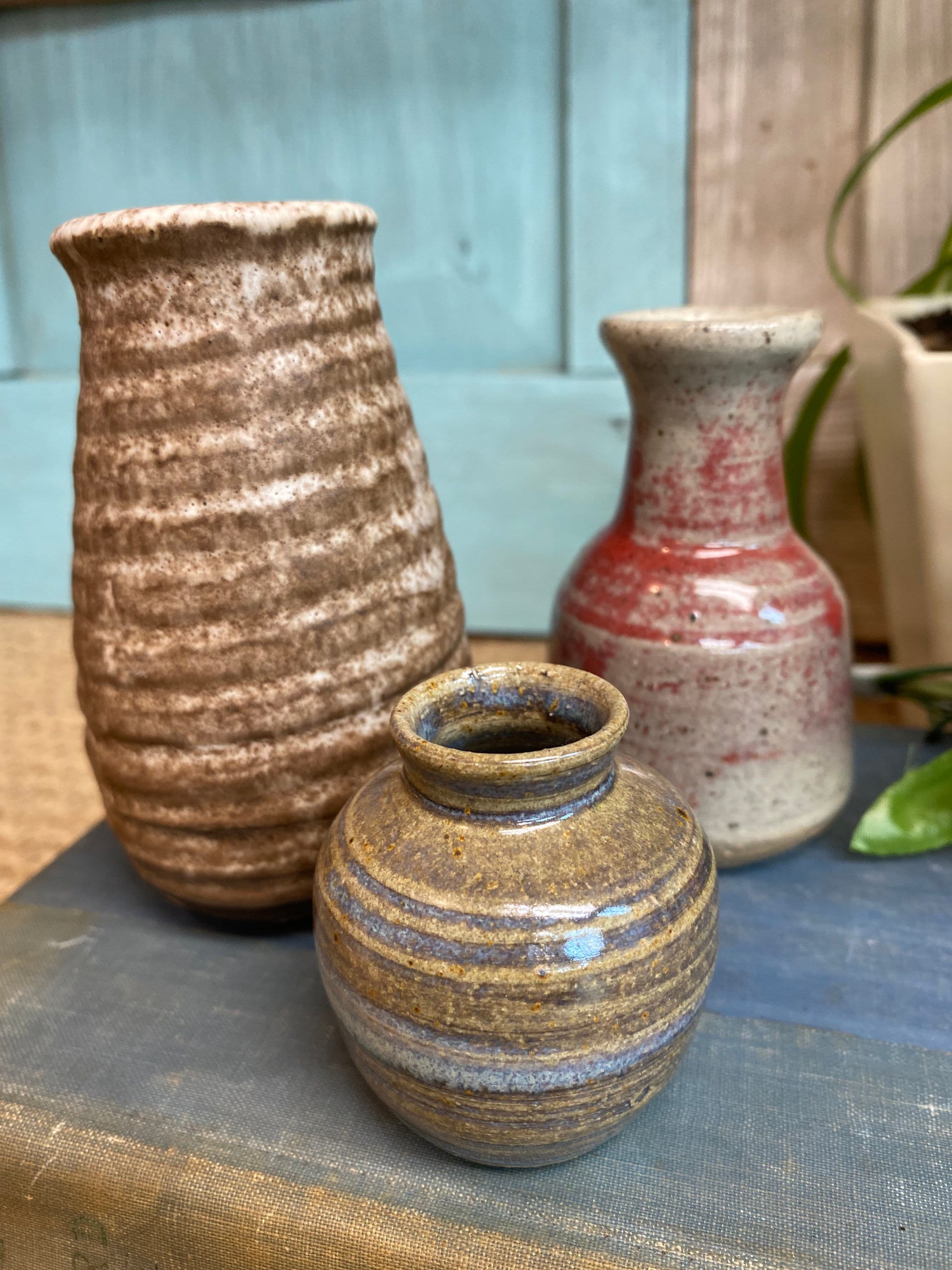 Pottery Vases Set of 3 Small Handmade Pottery Vases | Etsy
