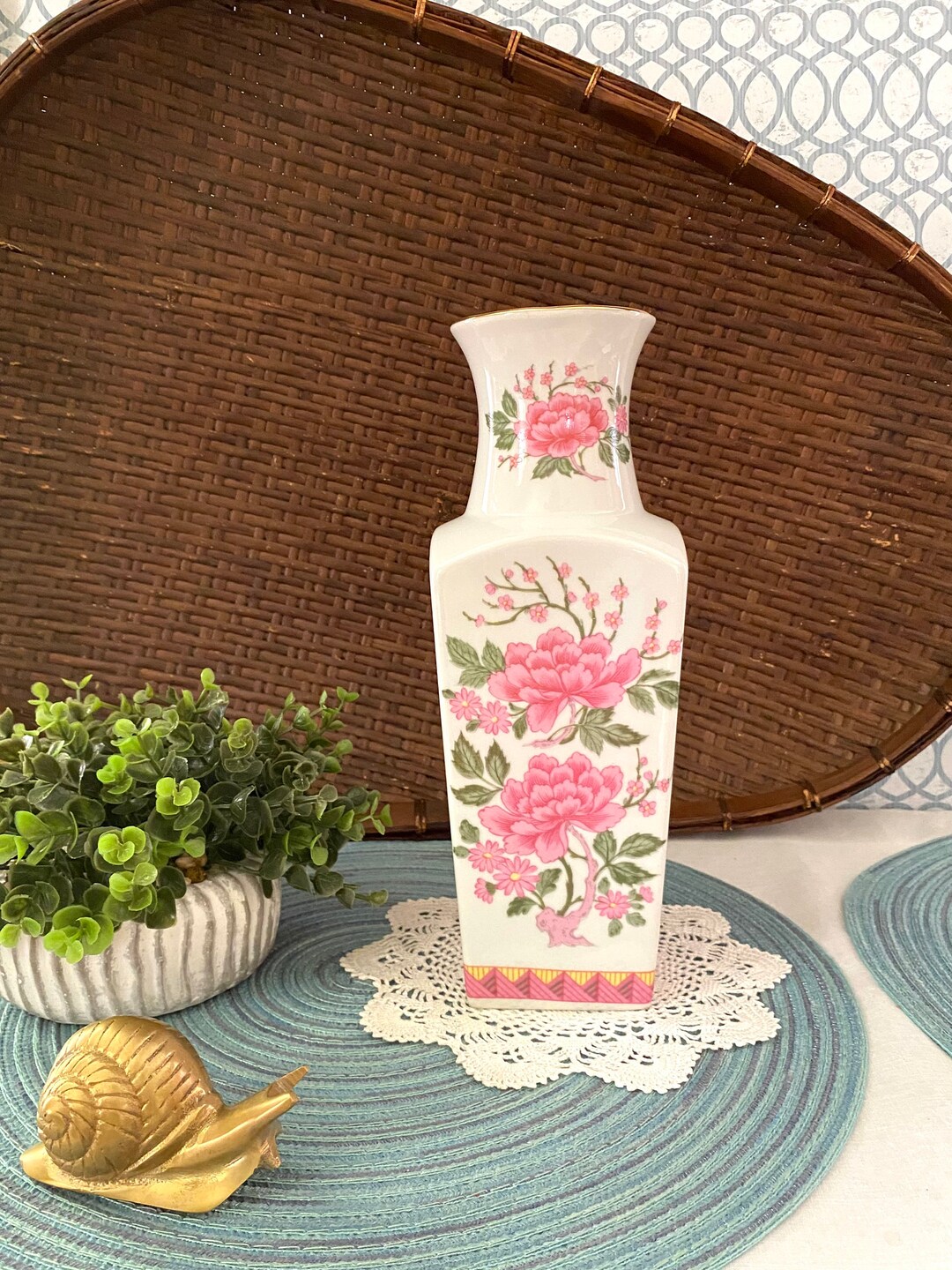 Mingei Handcrafted Porcelain Japan Vase - Etsy