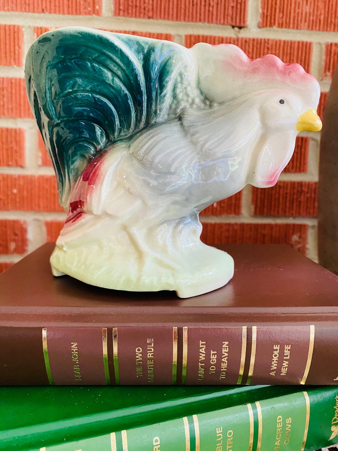 Royal Copley Ceramic Rooster Planter - Etsy