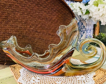 Glass Cornucopia - Etsy