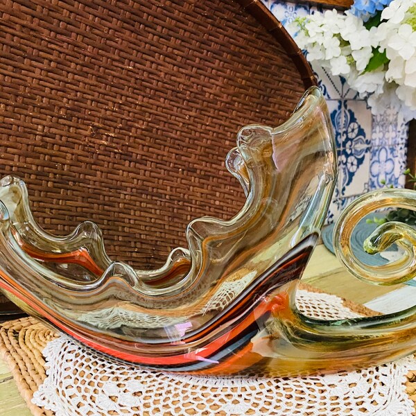 Cornucopia Glass - Etsy