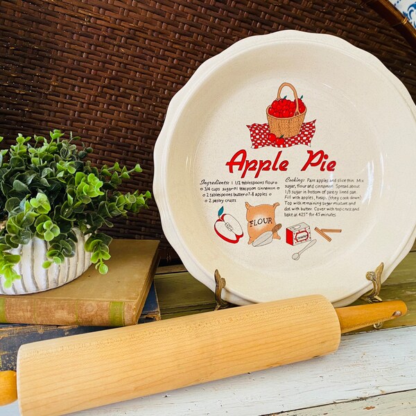 Ceramic Pie Dish - Etsy