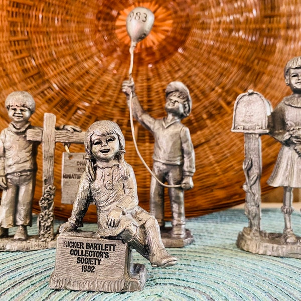 Michael Ricker Pewter Figurines - Etsy