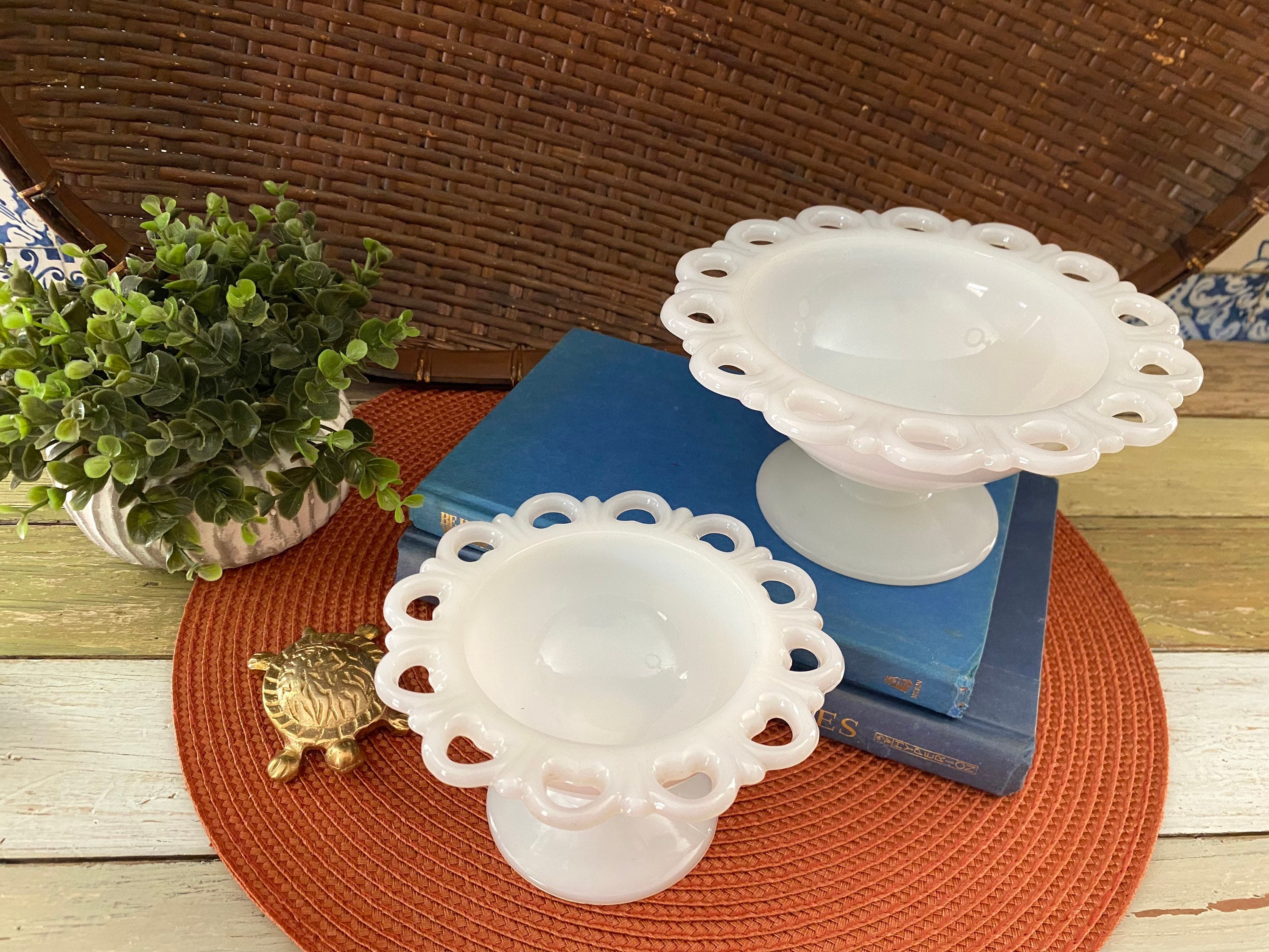 Vintage Milk Glass - Etsy