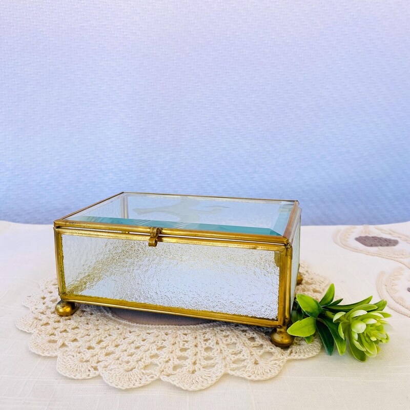 Glass Trinket Boxes - Etsy