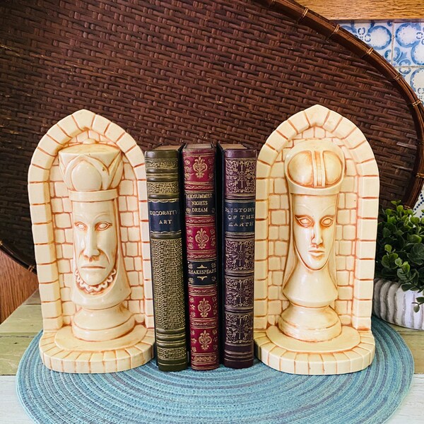 Ceramic Bookends - Etsy