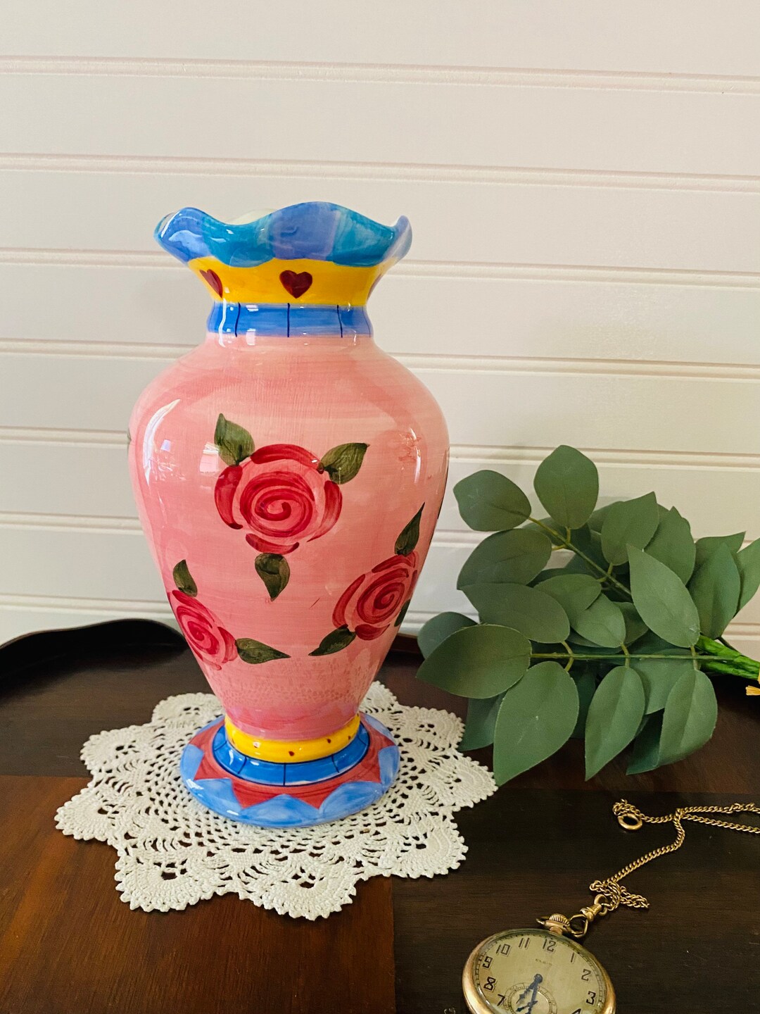 Vintage Bella Casa by Ganz Vase - Etsy