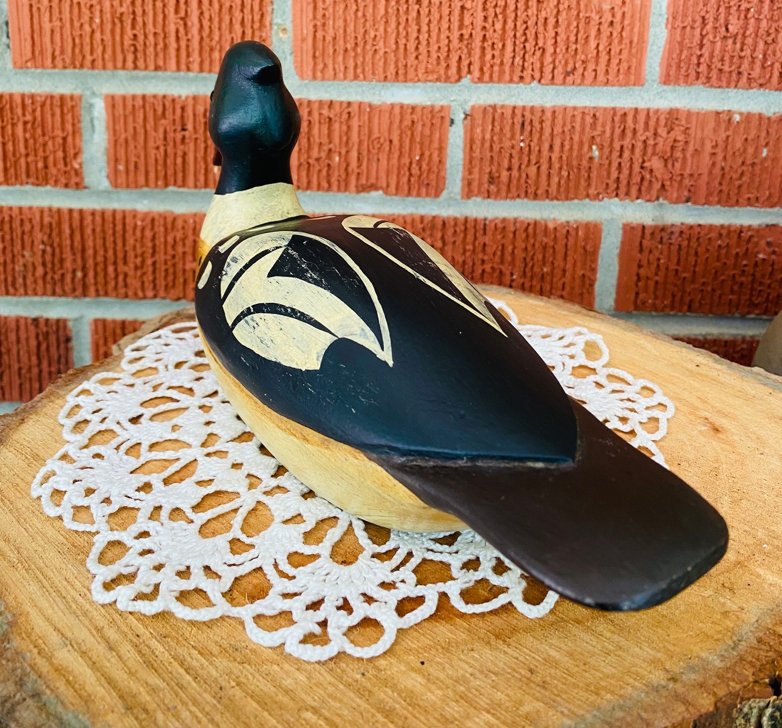 Wooden Hand Carved and Painted Merganser Duck by James Haddon - Etsy