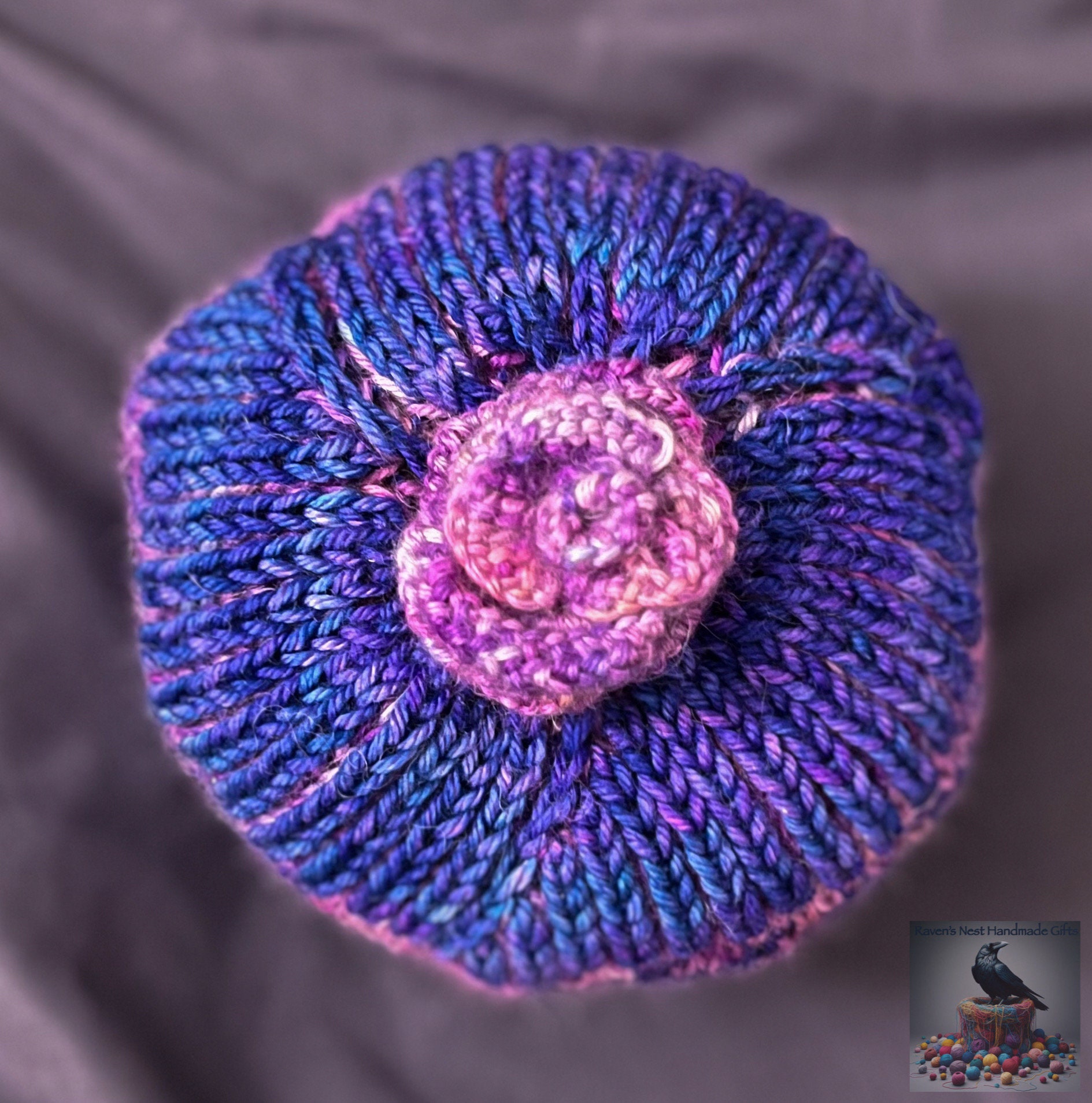 Alaska Raven Salish Design Knit Hat - Etsy