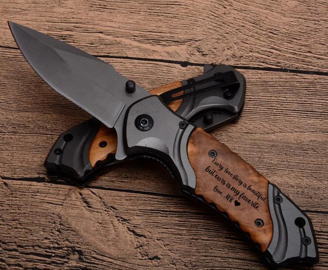 Birthday Gifts for Him, Engraved Knife, Pocket Knife Personalized ...