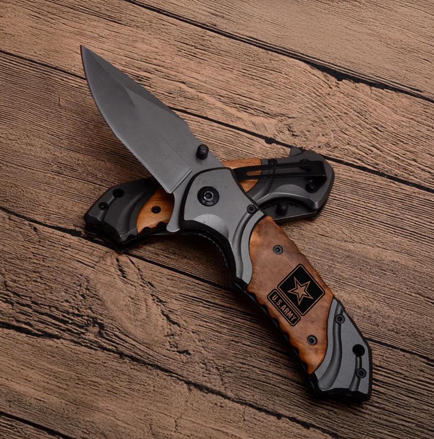 Air Force Rank Knife, Custom Air Force Gifts, USAF Personalized Pocket ...