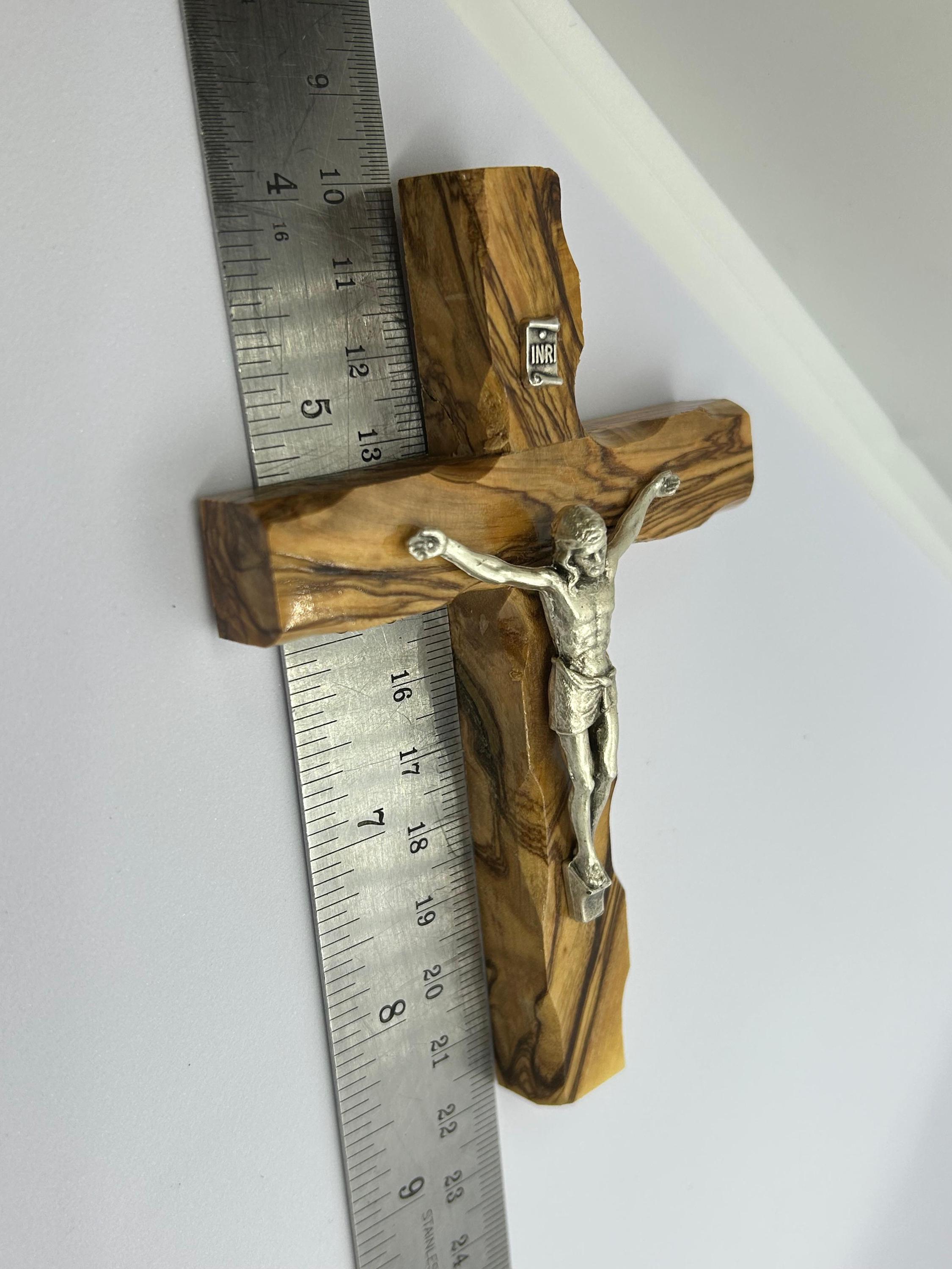 Cross - Olive Wood Jesus Cross Crucifix From Holyland - Blessing Gift ...