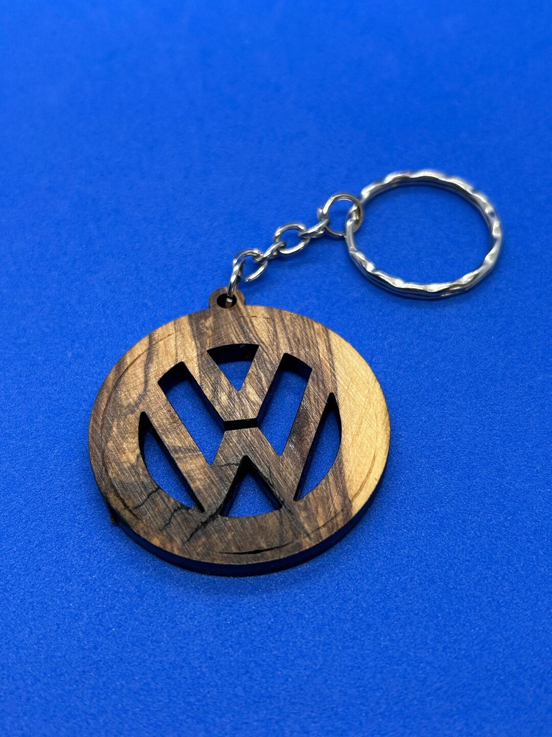 Keyring for Volkswagen Car Medal Logo - Olive Wood Holyland and Metal ...