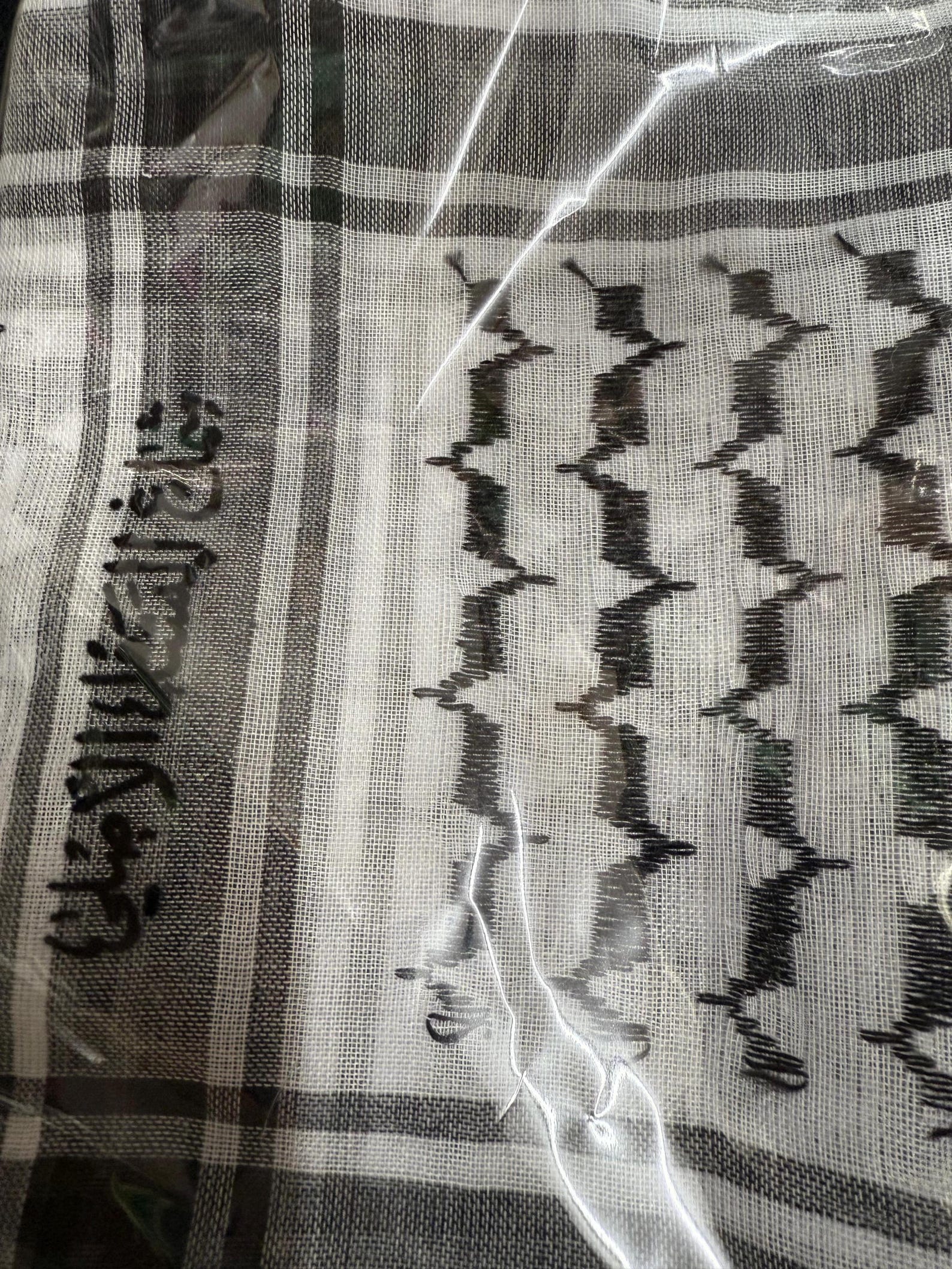 Original Palestinian Kufiya From Palestine - Classic Handmade Kuffeyeh ...