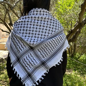 Original Palestinian Kufiya From Palestine - Classic Handmade Kuffeyeh ...