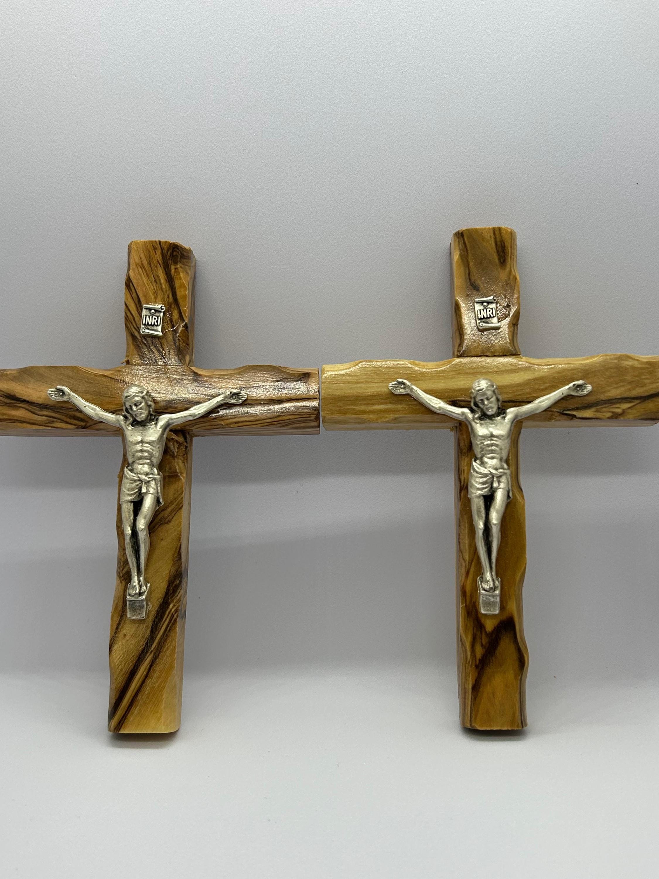 Cross - Olive Wood Jesus Cross Crucifix From Holyland - Blessing Gift ...