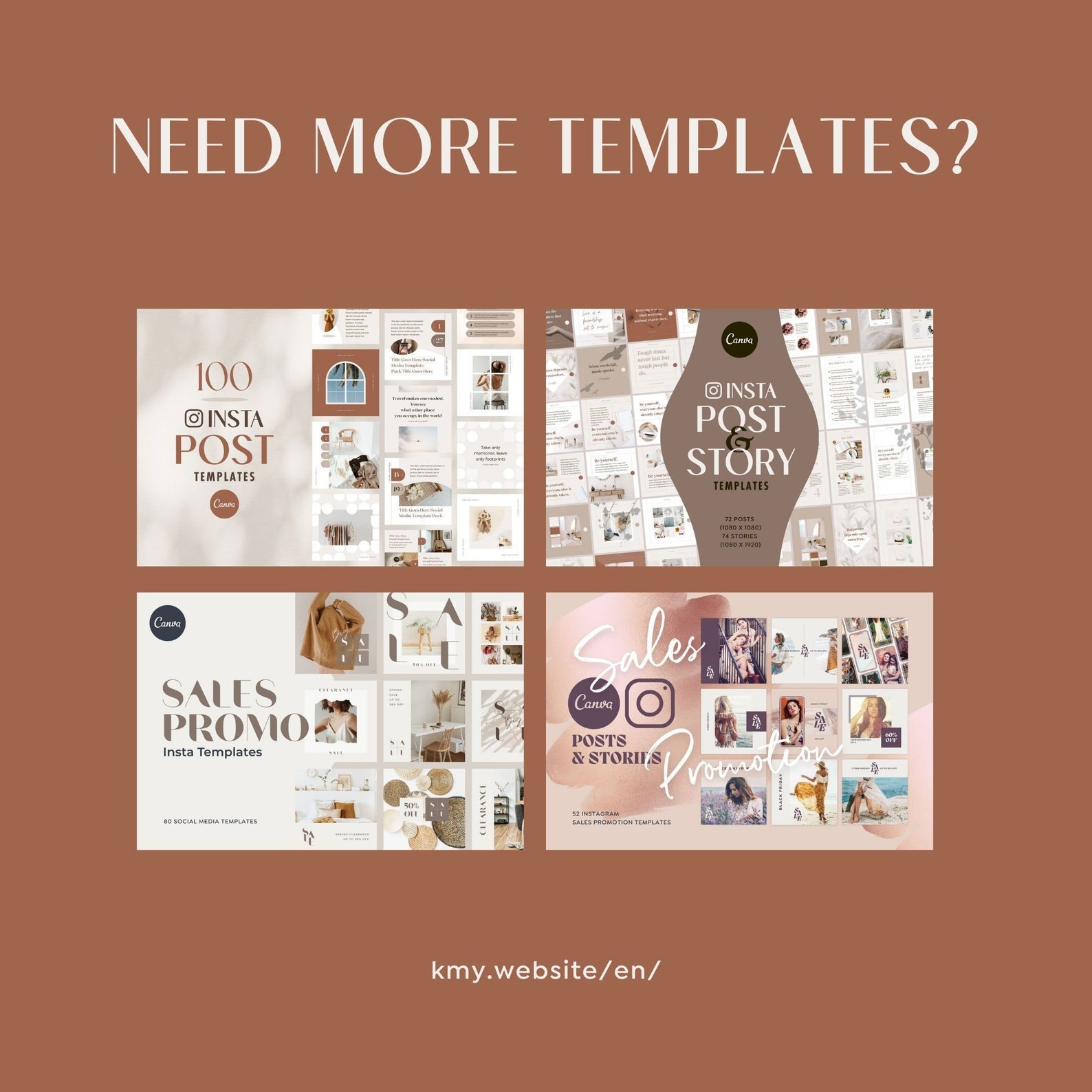 Elegant Sales Promo Instagram Canva Templates (digital Download) - Etsy