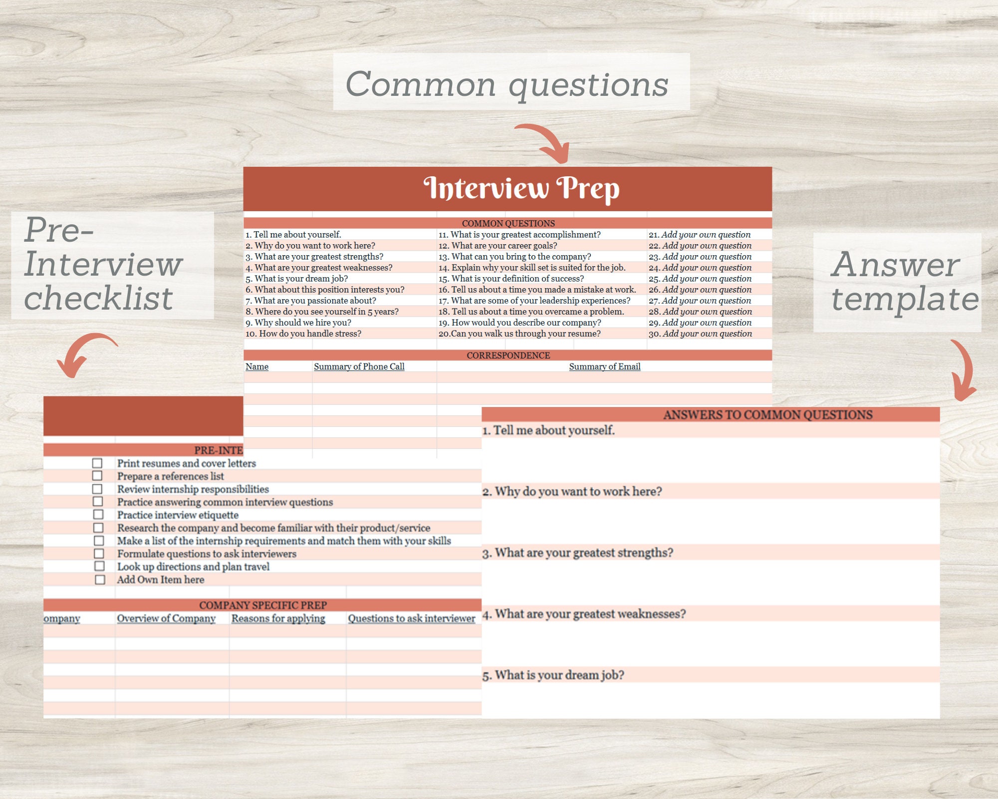 Internship Application Tracker - Downloadable Excel Spreadsheet - Etsy