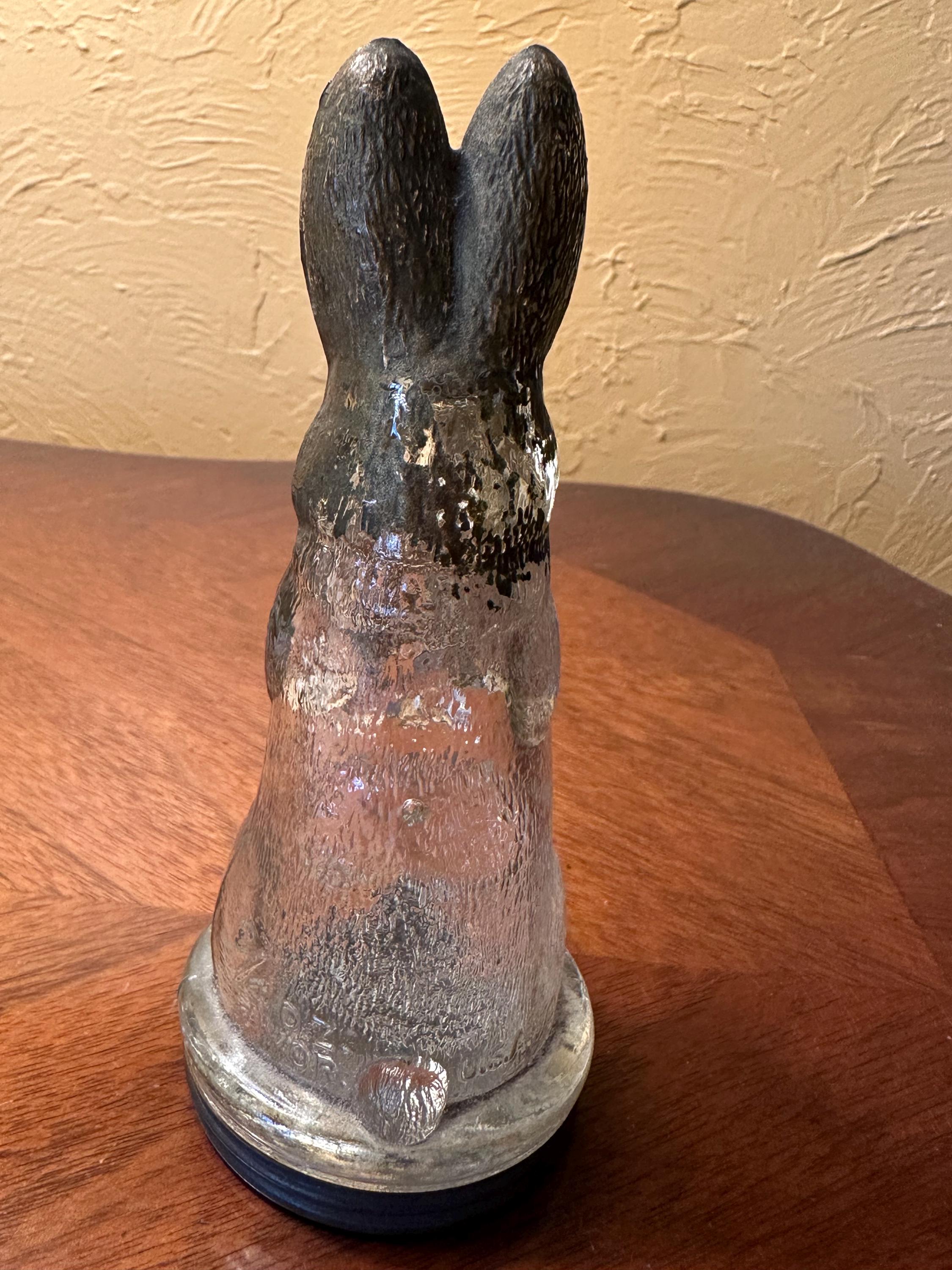 Antique/vintage 1920s Victory Glass "begging Rabbit" Bunny Avor Candy Container. " - Etsy