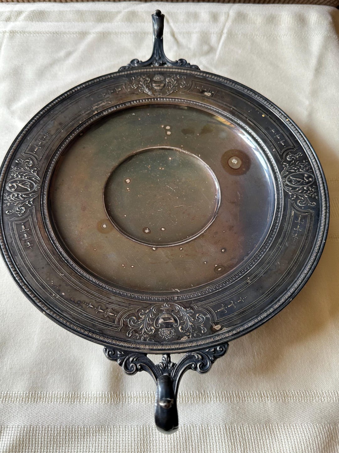 Vintage 1940s Silver Plated Compote Serving Dish by Evans Case Co. - Etsy