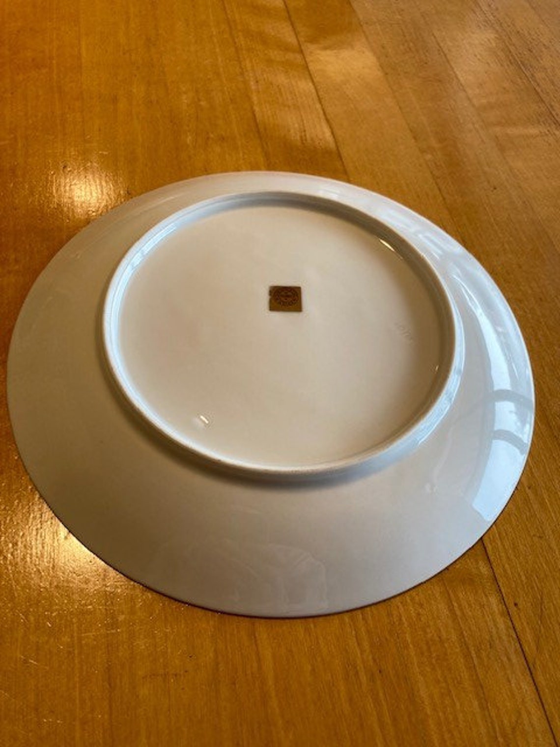 WA Pickard Hand Painted Floral Plate 9'' With Gold Rim Serial Number ...