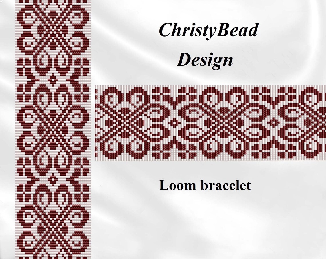 Bead Loom Bracelet Flower Pattern Loom Patterns for Beading Loom ...