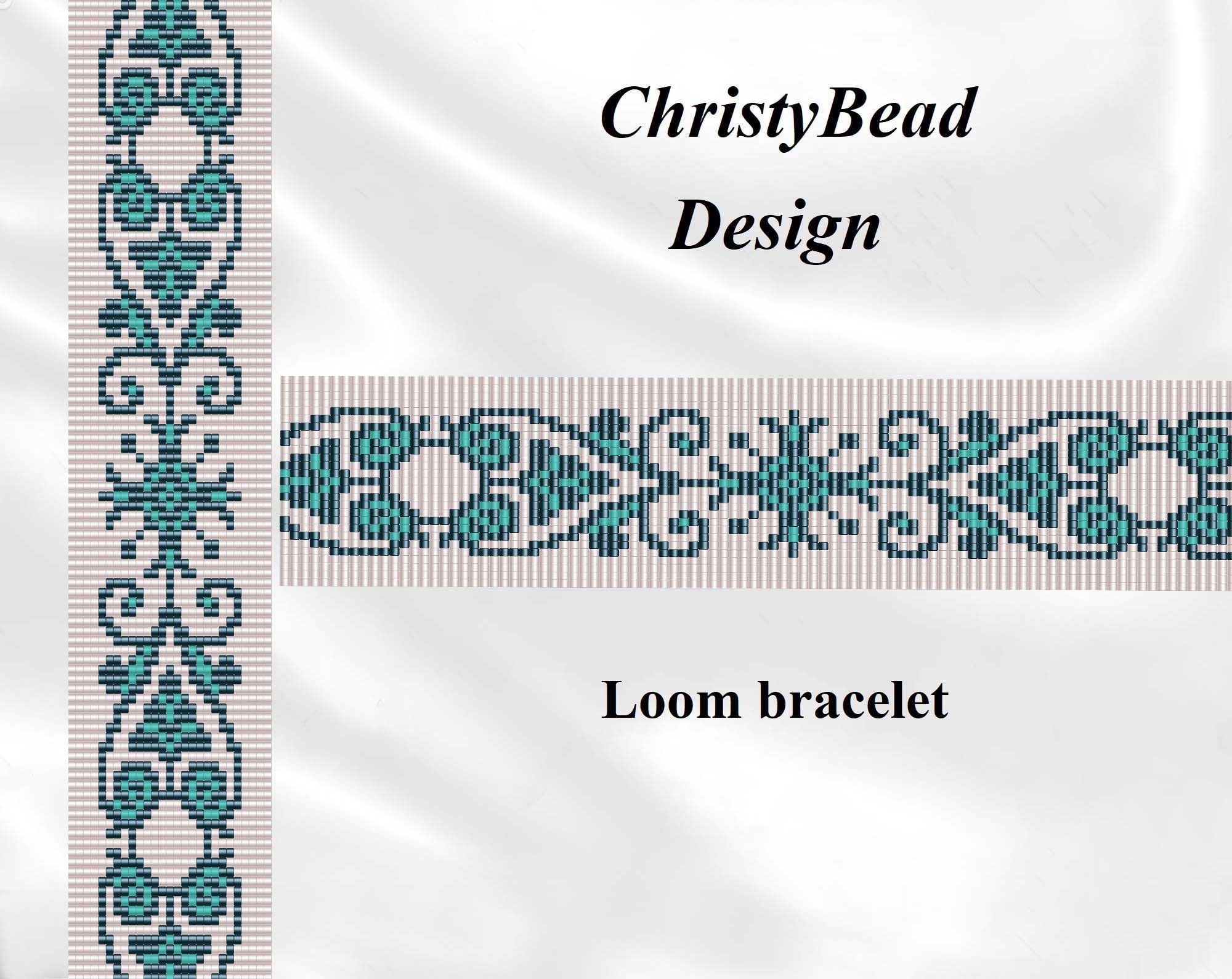 Bead Loom Bracelet Flower Pattern Loom Patterns for Beading Loom ...
