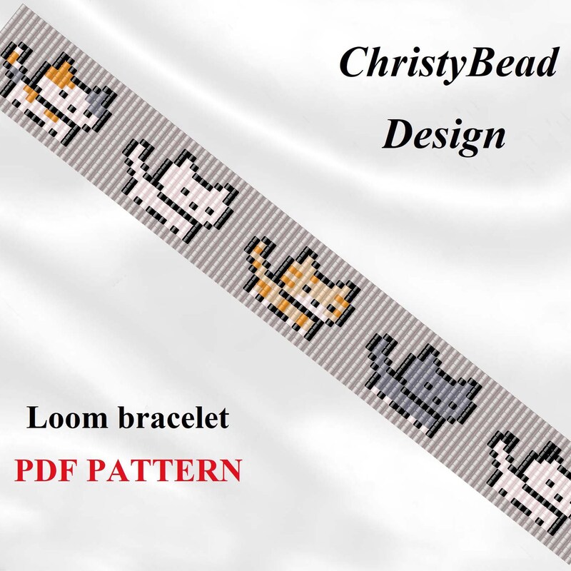 Cute Cat Bracelet - Etsy