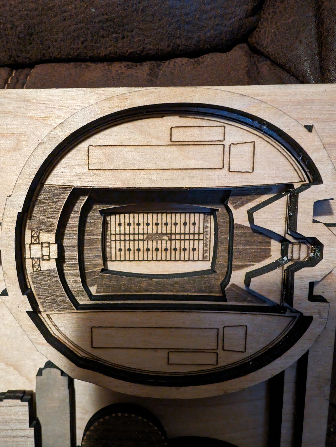 Seattle Seahawks Laser Engraved Stadium - Etsy