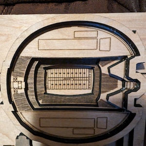 Seattle Seahawks Laser Engraved Stadium - Etsy