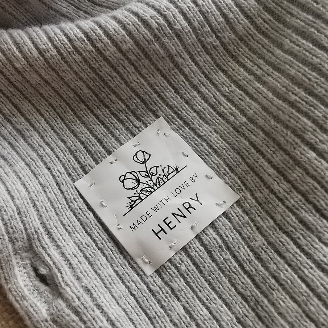 Personalized Sewing Labels, Custom Labels for Handmade Clothing ...
