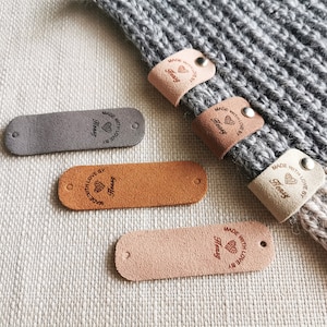 Custom Labels for Crochet, Personalized Clothing Label, Handmade ...