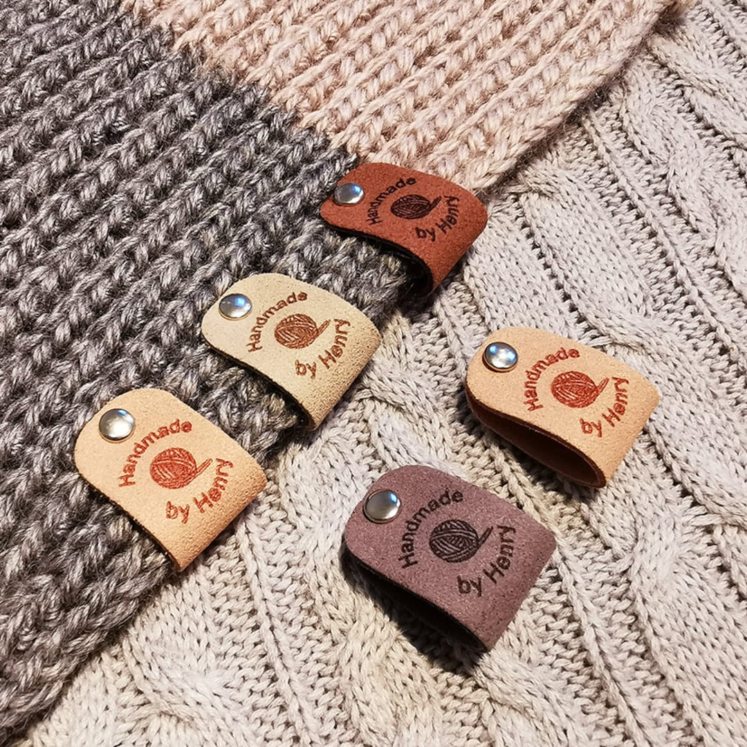Personalized Labels for Crochet, Custom Clothing Label, Handmade ...