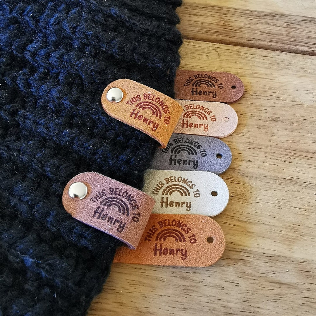 Custom Name Labels, Personalised Name Tag, Handmade Clothing Label ...