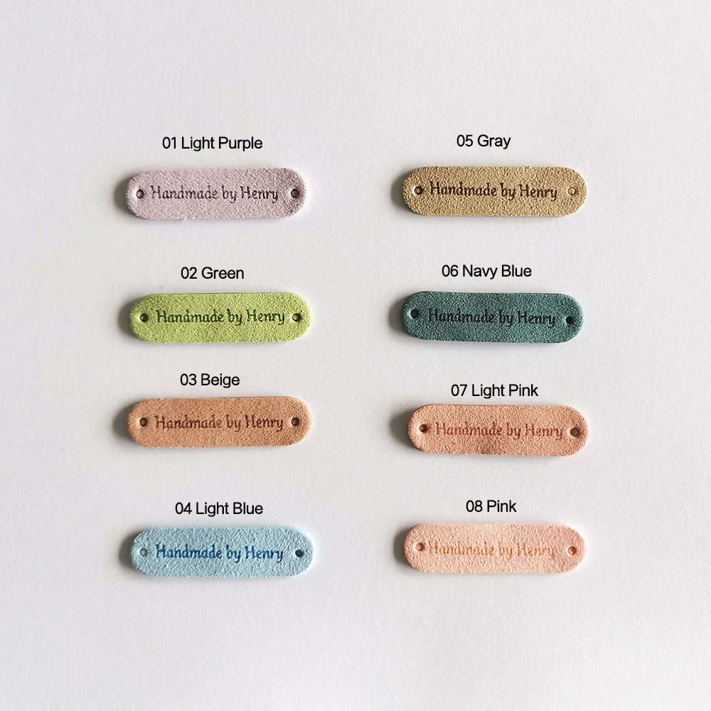 Personalised Handmade Labels Custom Crochet Tags Fabric - Etsy Australia